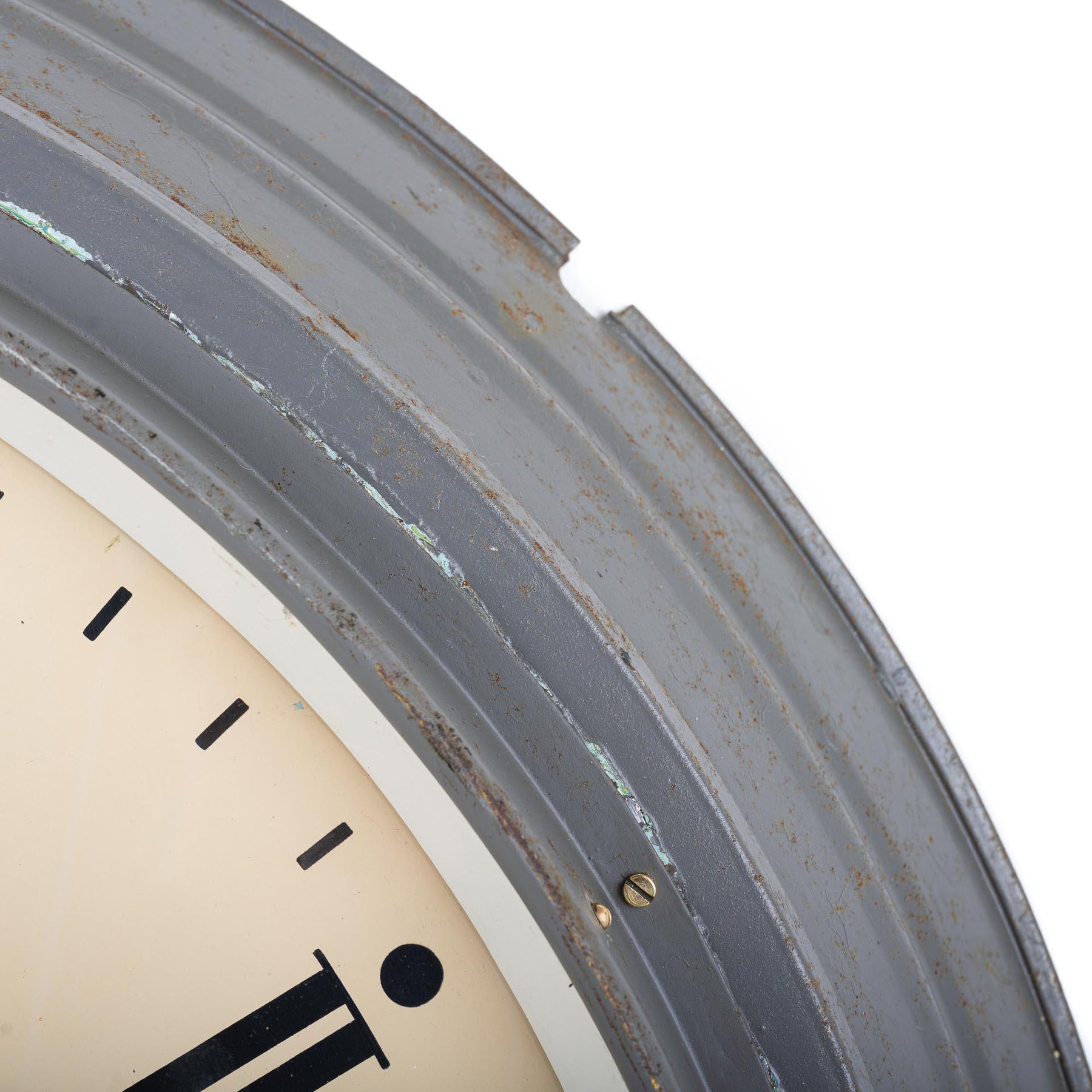 Huge 32" Antique Station Clock by Gents of Leicester – Industrial Glow ...