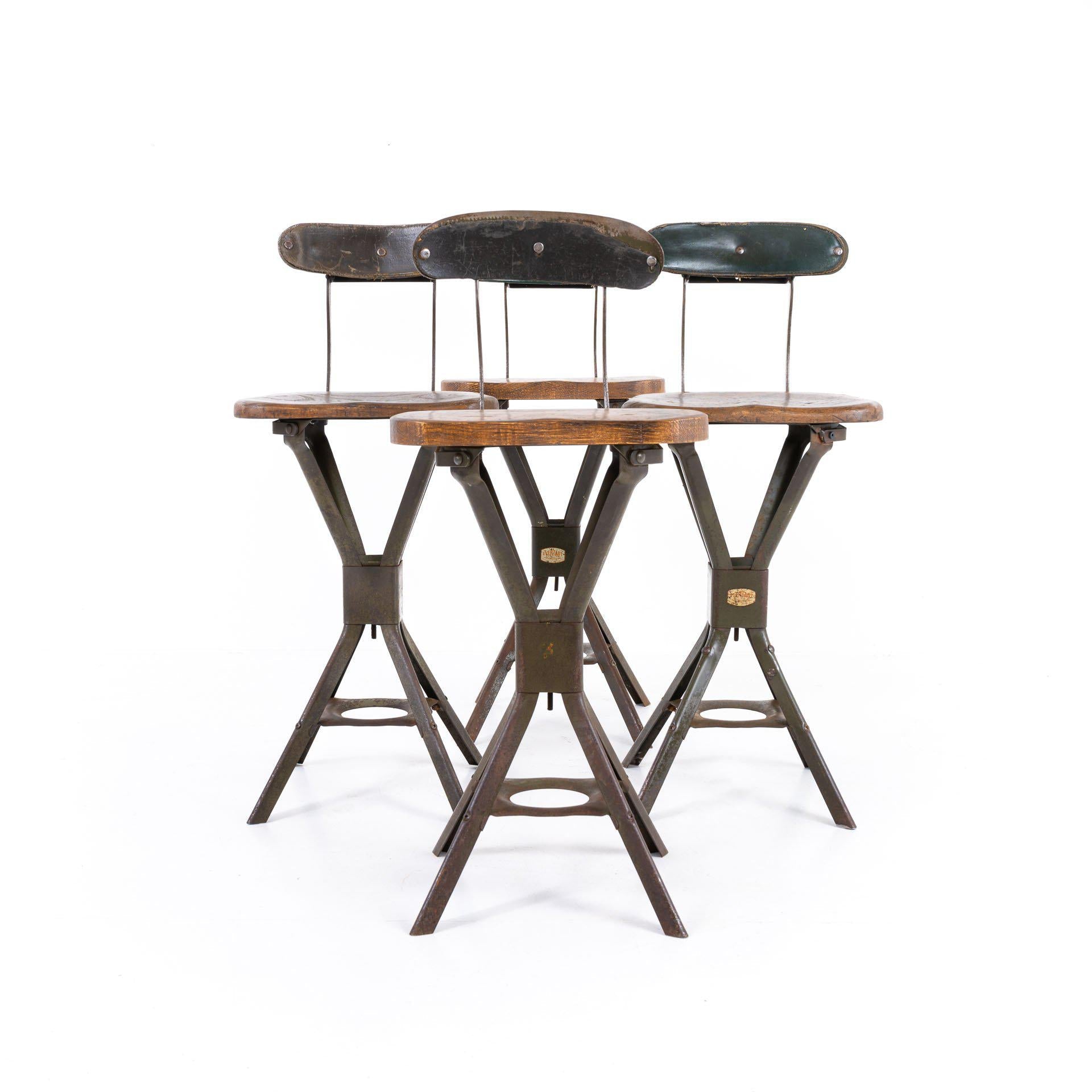 Vintage Industrial Machinist Stool (Low) by Evertaut - Industrial Glow ...