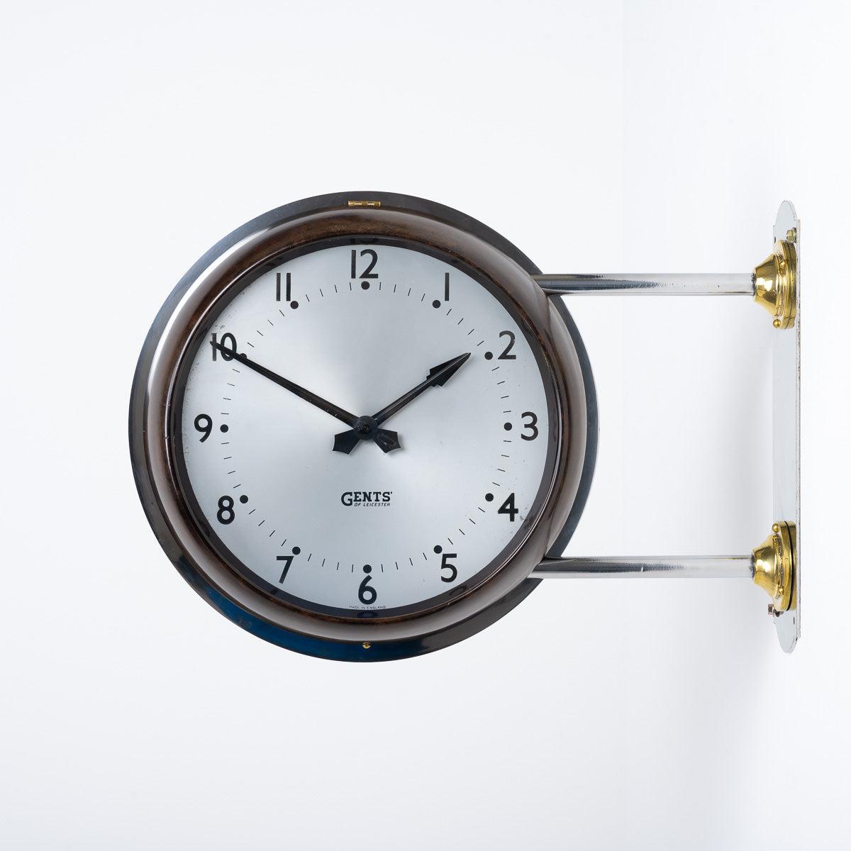 Reclaimed Double Sided Bakelite Factory Clock by Gents of Leicester ...