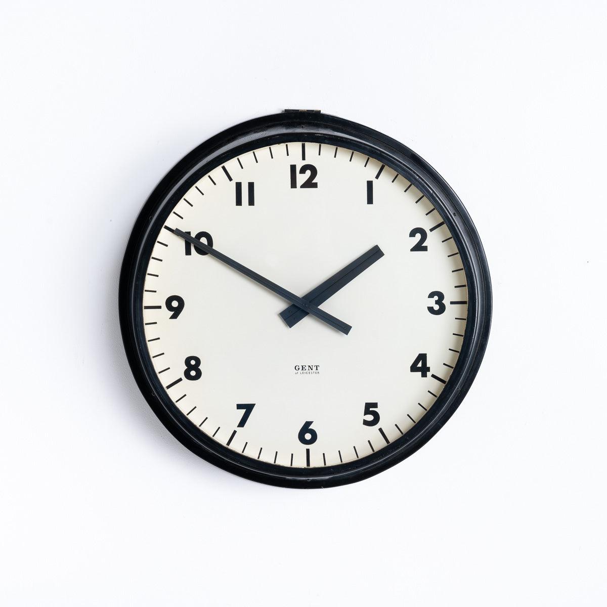 Salvaged Large Vintage Gents of Leicester Factory Clock – Industrial ...