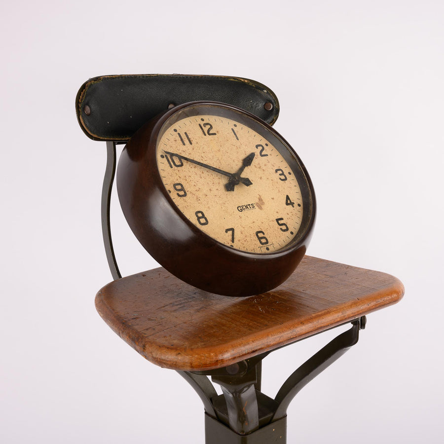 Small Factory Bakelite Clock by Gents of Leicester - Industrial Glow ...