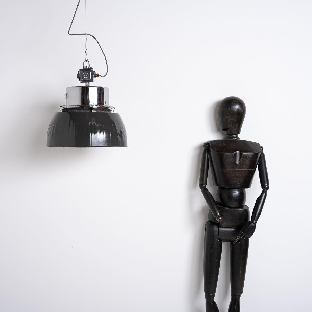 XL Polish Factory Lights with Prismatic Glass V1 - Industrial Glow ...